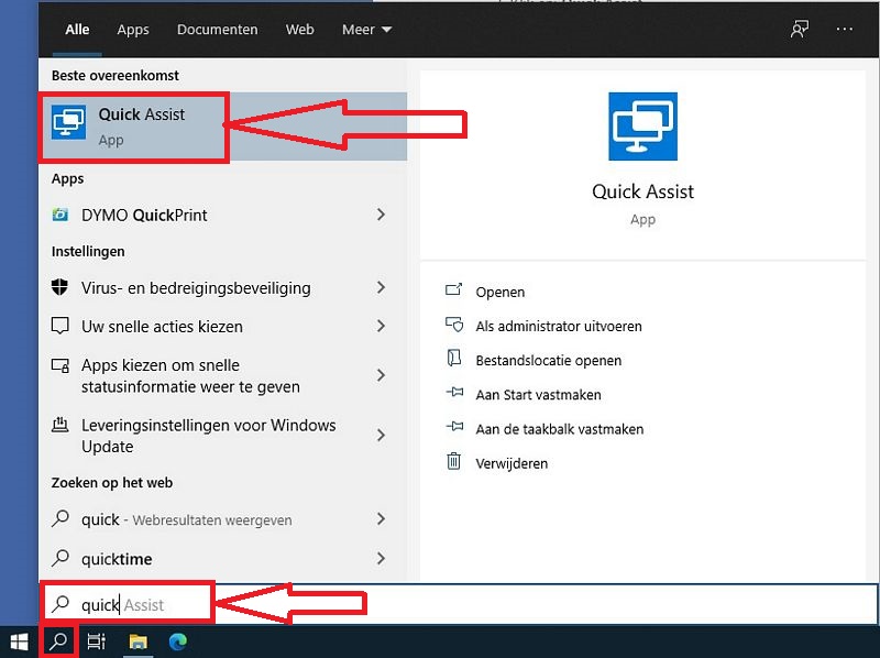 Windows 10 Help, Quick Assist