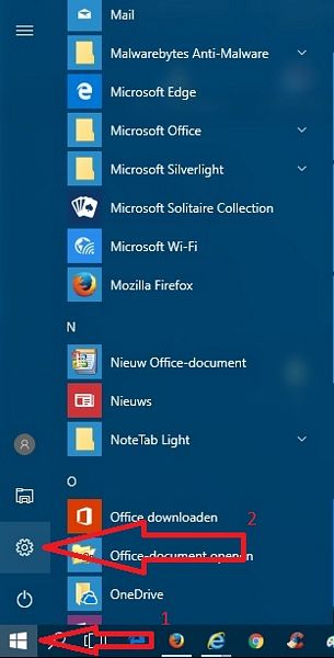 Toetsenbord, Windows 10 Help